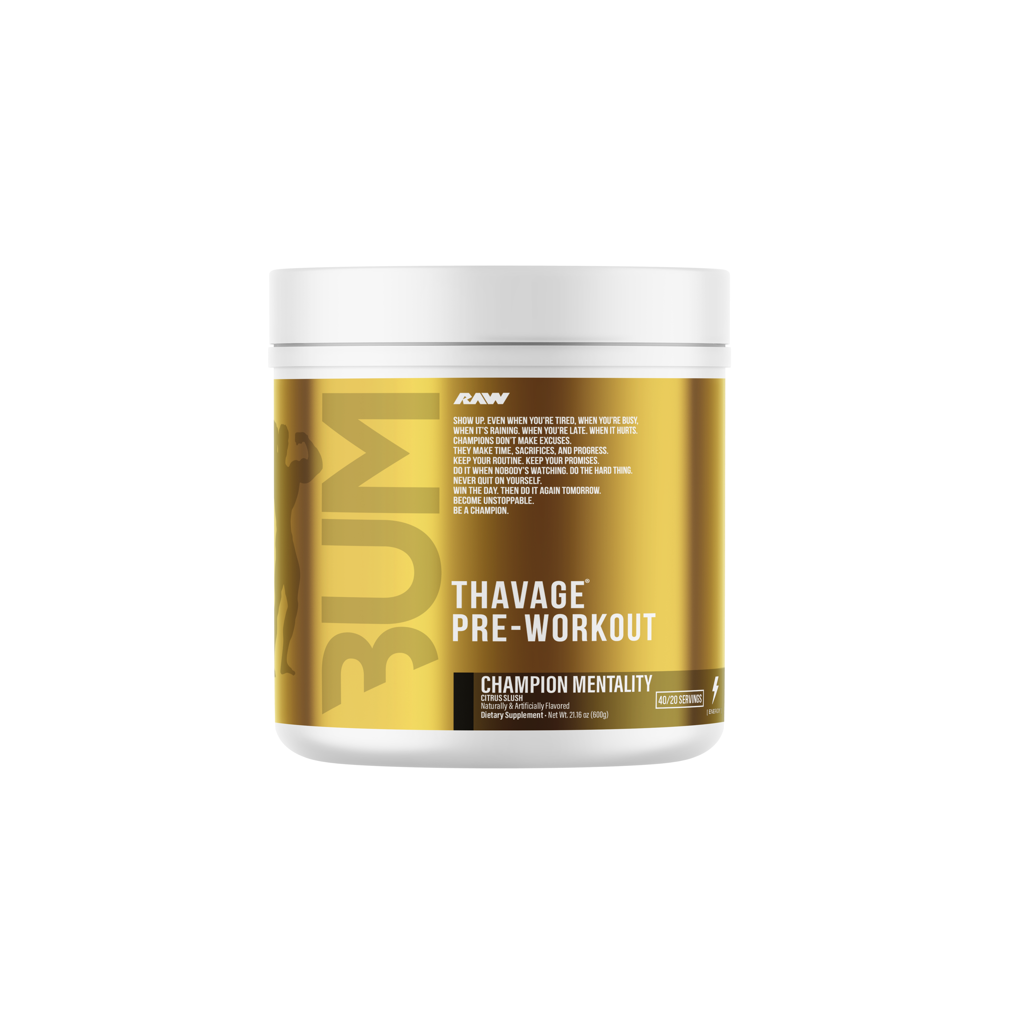 RAW Thavage Pre Workout Raw from MI Nutrition
