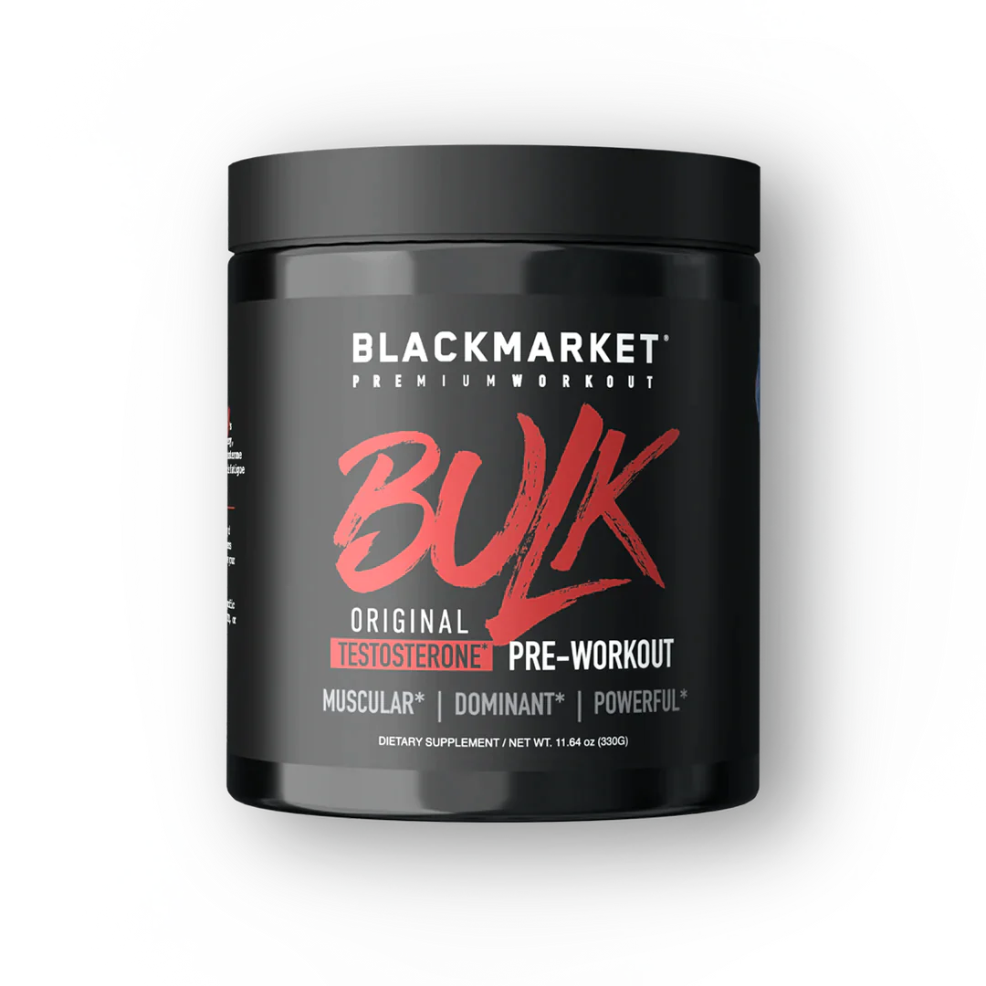 Bulk - Testosterone Pre-Workout Blackmarket from MI Nutrition